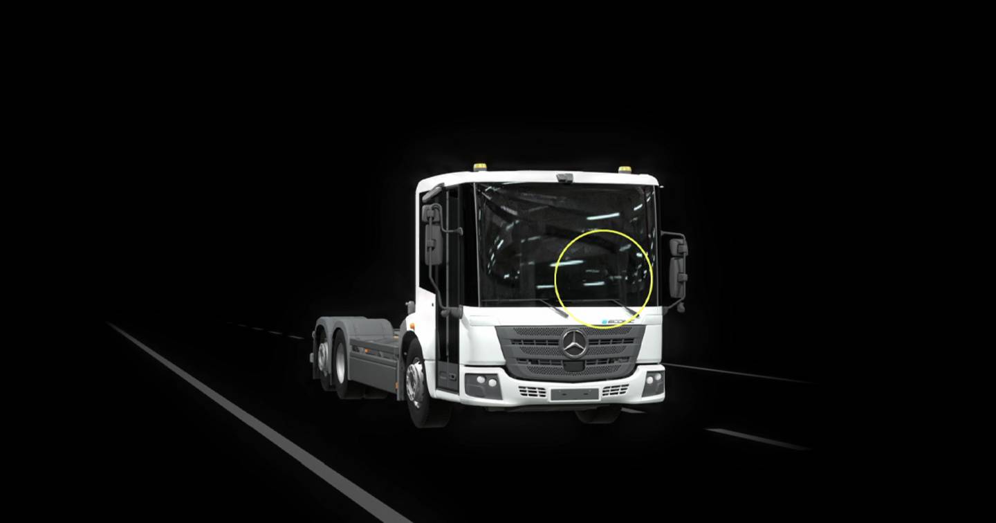 Attention Assist 2 in the Mercedes-Benz Econic.