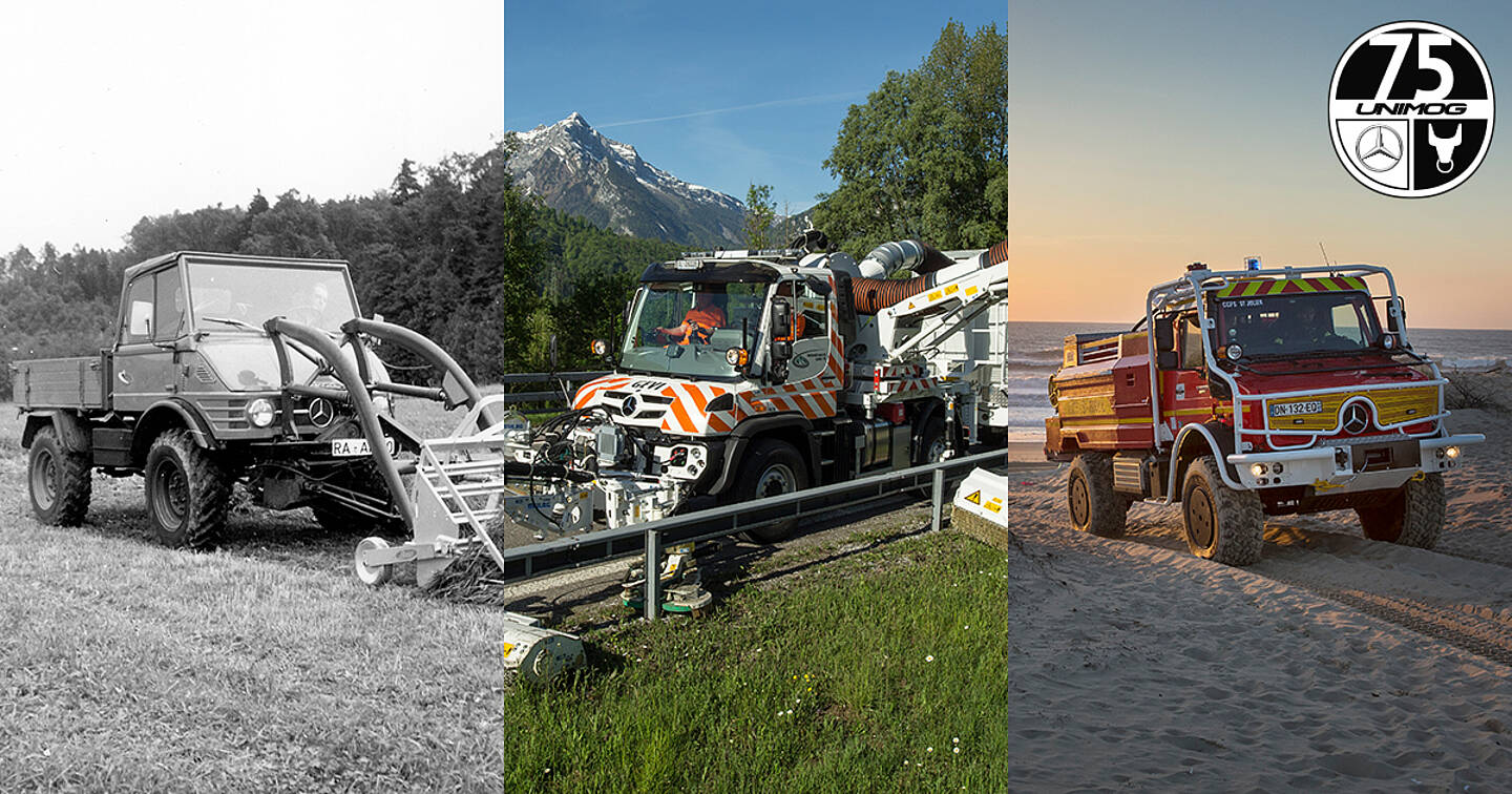 75 years of the Unimog. Power for a purpose.