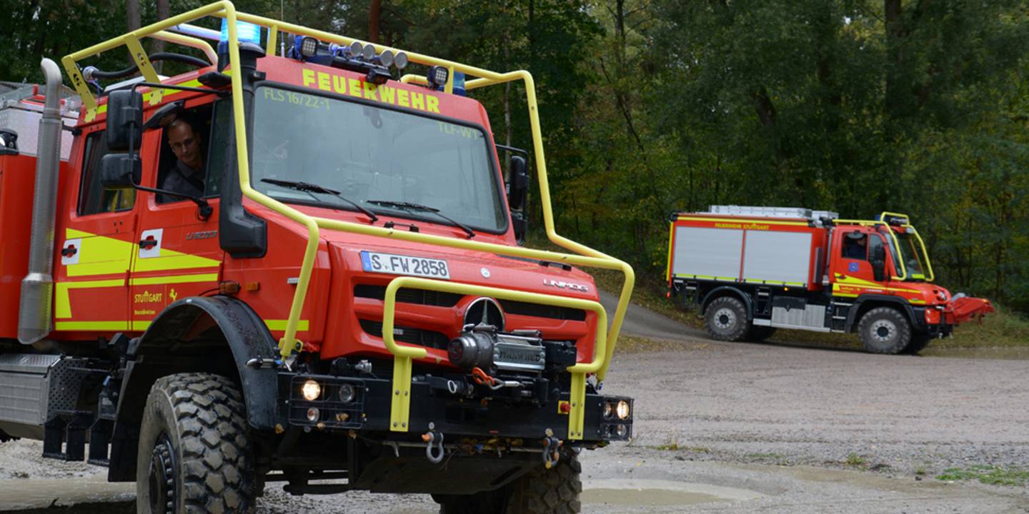 Stuttgarts fire fighters equipped with 2 new Unimog