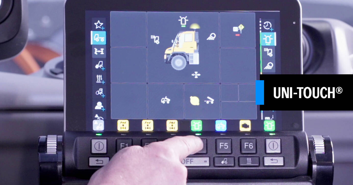 UNI-TOUCH®: Switch on the flashing light.