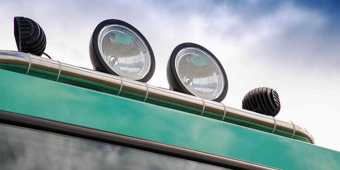 Unimog U 5023 self-propelled crop sprayer quickly and efficiently in ...