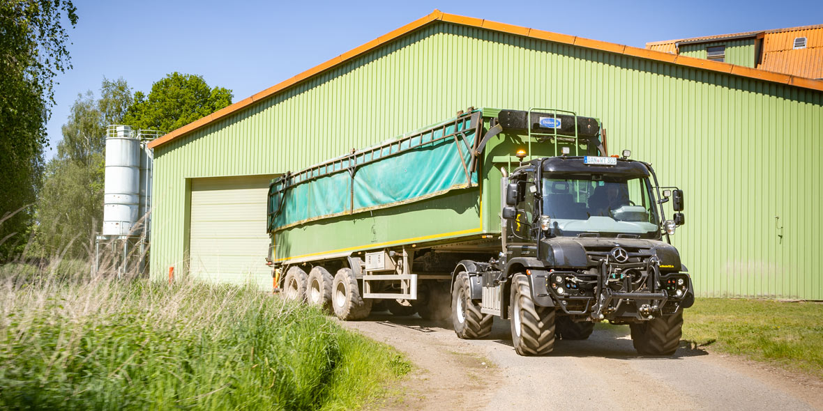 The Unimog U 530 is a hire vehicle at WendenTEC.