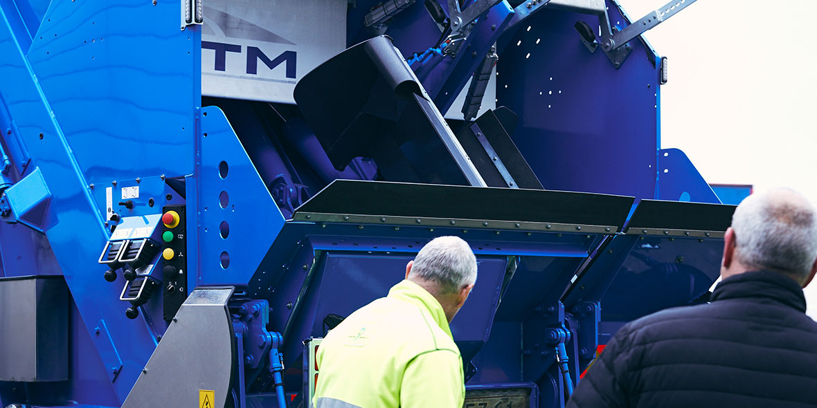 Der eEconic entsorgt Abfall in der siebtgrößten Stadt Dänemarks.