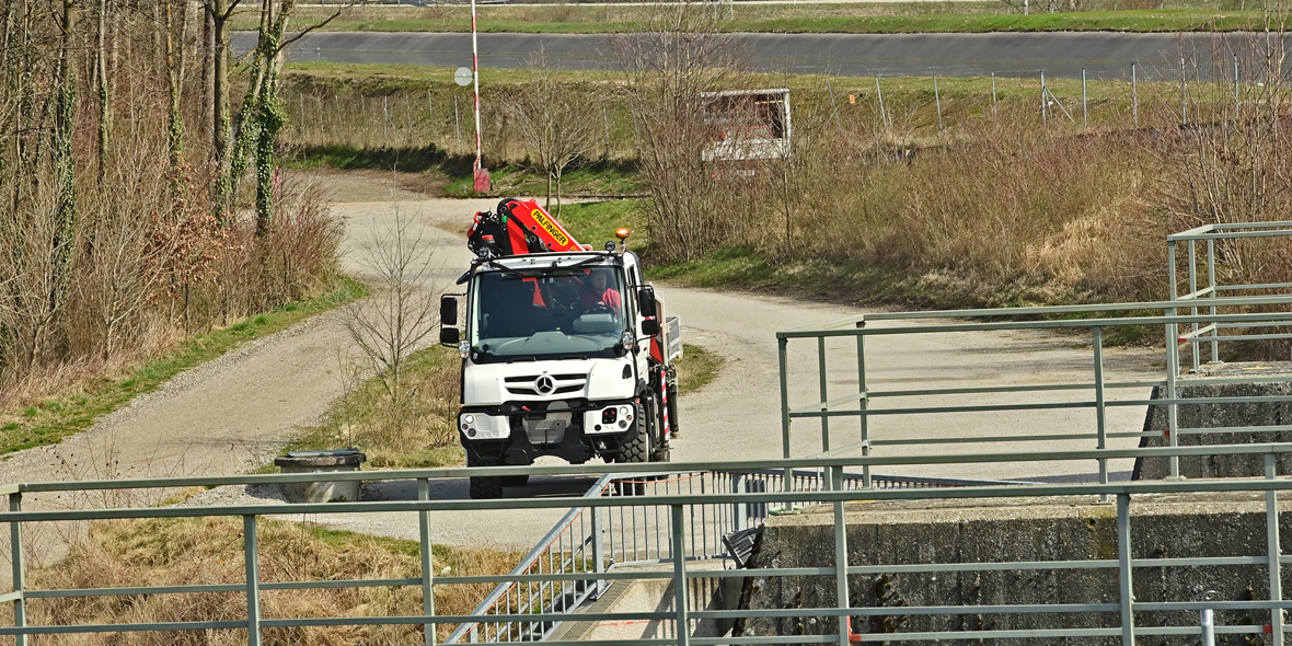 Unimog operation at a hydroelectric power station